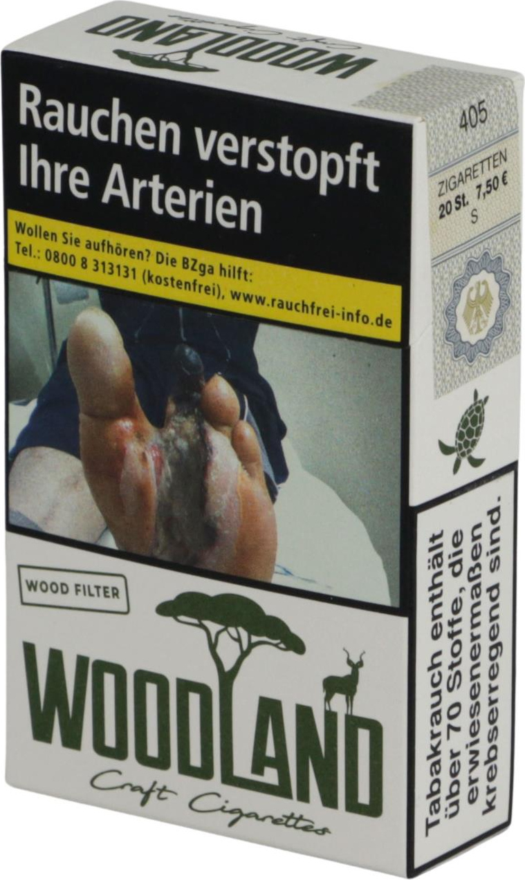 Zigarette Woodland Craft Cigarettes 83mm - Zigaretten - Tabak ...